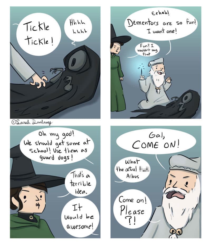 Comic Strips That Bring To Life The Harry Potter Universe and What ...